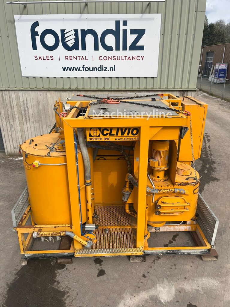 Clivio CLV12 excellent grout mixing plant with pump malter pumpa