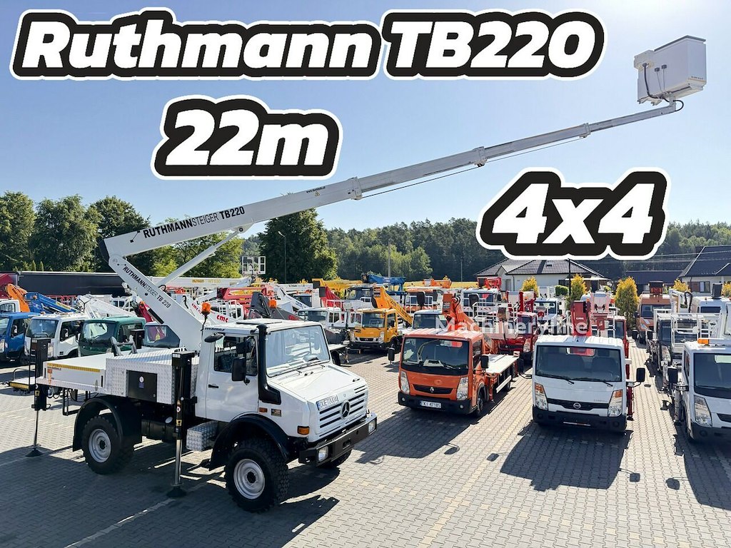 Mercedes-Benz UNIMOG 437 auto dizalica s korpom