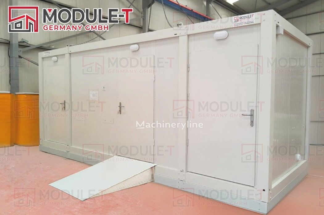 Novi Module-T Duschcontainer kaufen – 600 × 240 cm, 14,4 m² | NEU sanitarni kontejner
