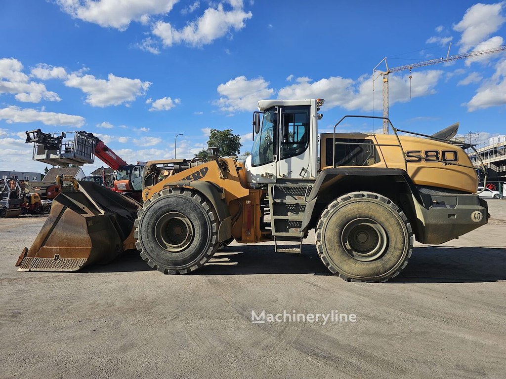Liebherr L 580 /40kmh/Zentralschmierung /AC/Waage/5m3 prednji utovarivač