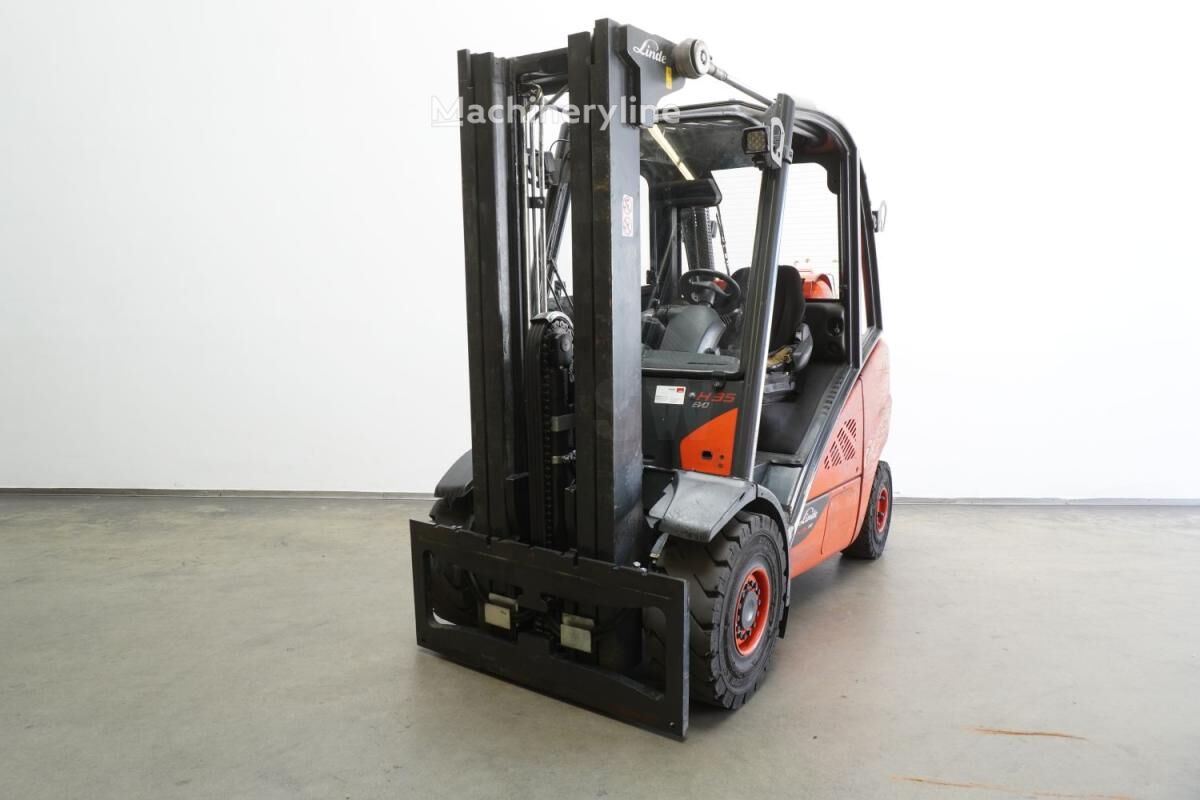 Linde H 35 T 393-02 viljuškar na gas