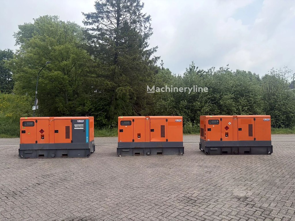 Atlas Copco QAS 100 kVA Perkins aggregaat generatorset melkrobots diesel generator