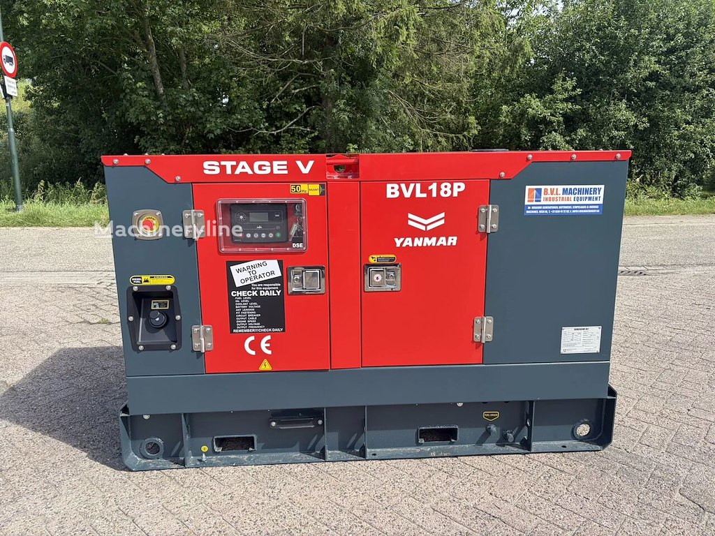 Novi Yanmar 4TNV88 17,5 19 kVA Leroy Somer aggregaat generatorset diesel generator
