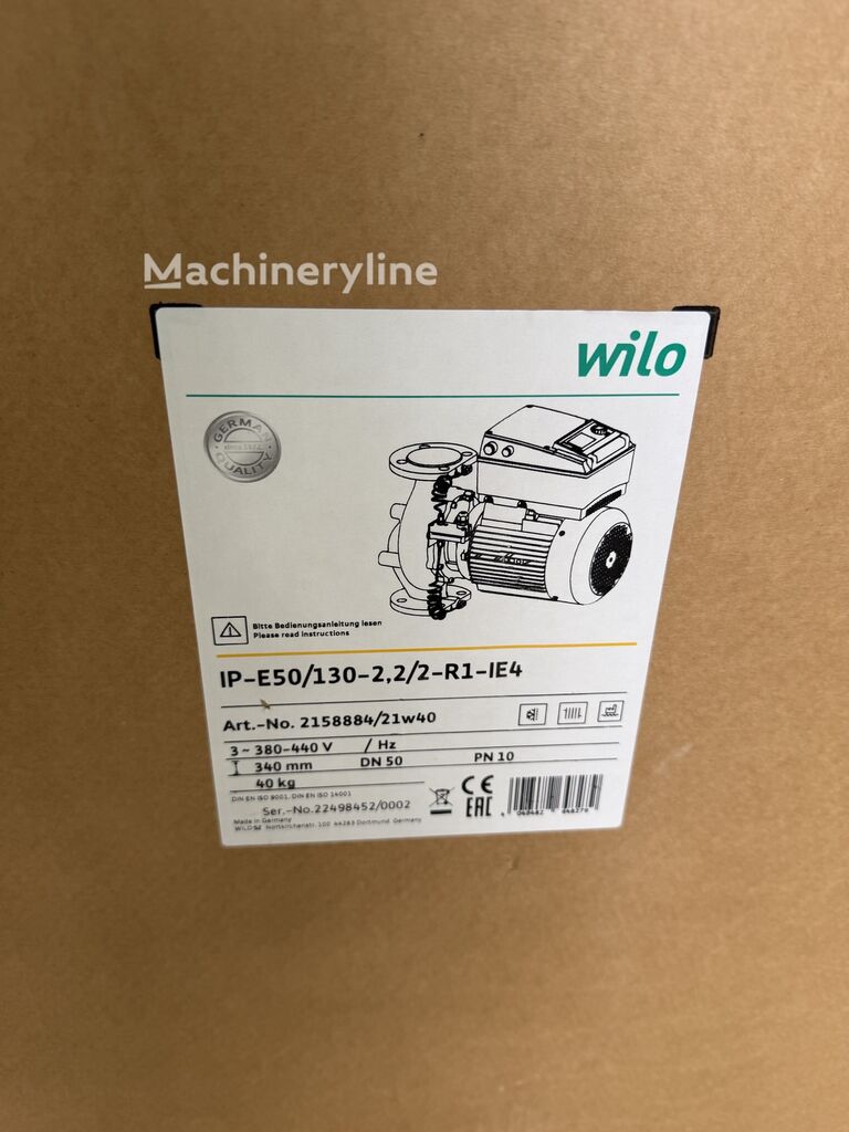 Nova Wilo IP-E50/130-2.2/2-R1-IE4 industrijska pumpa