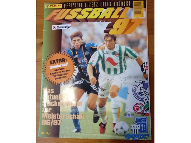 Panini Album Austrijska Bundesliga 1997
