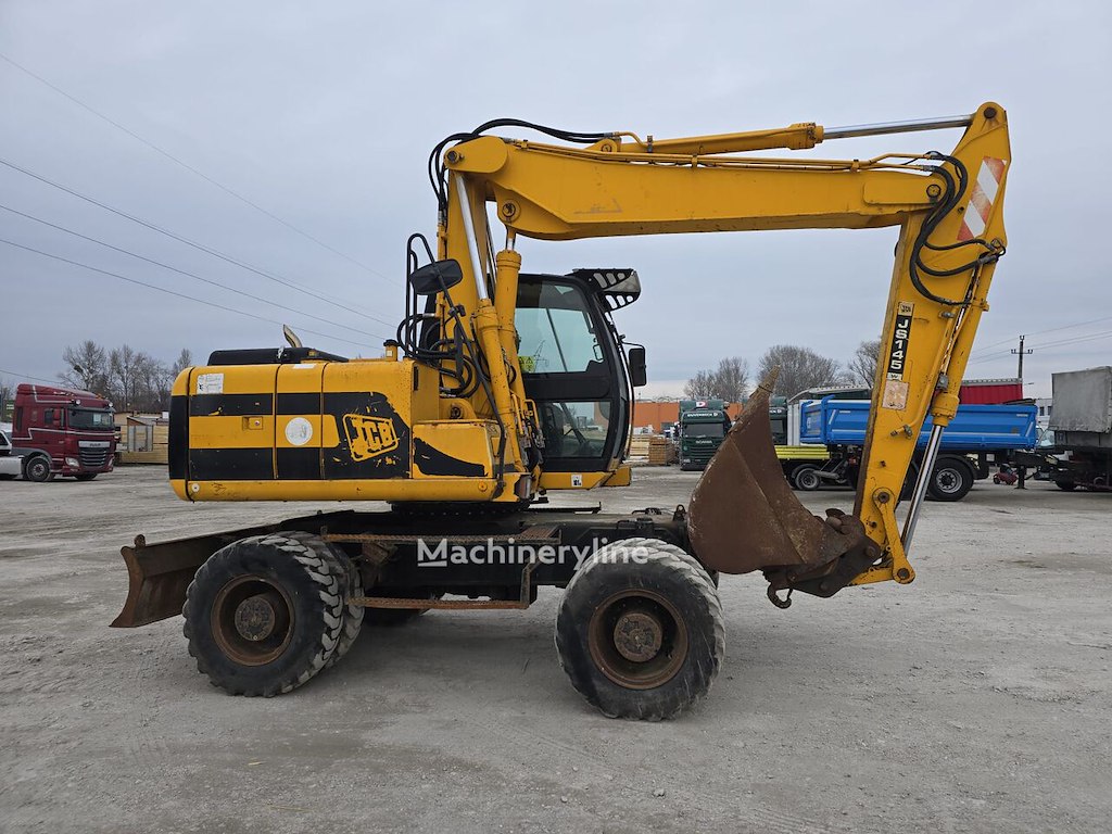 JCB JS 145W - Rubber wheel excavator bager točkaš