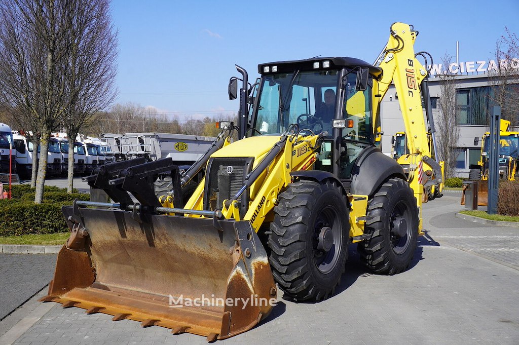 New Holland B 115 C backhoe loader / 1000 MTH ! / 2021 bager-utovarivač