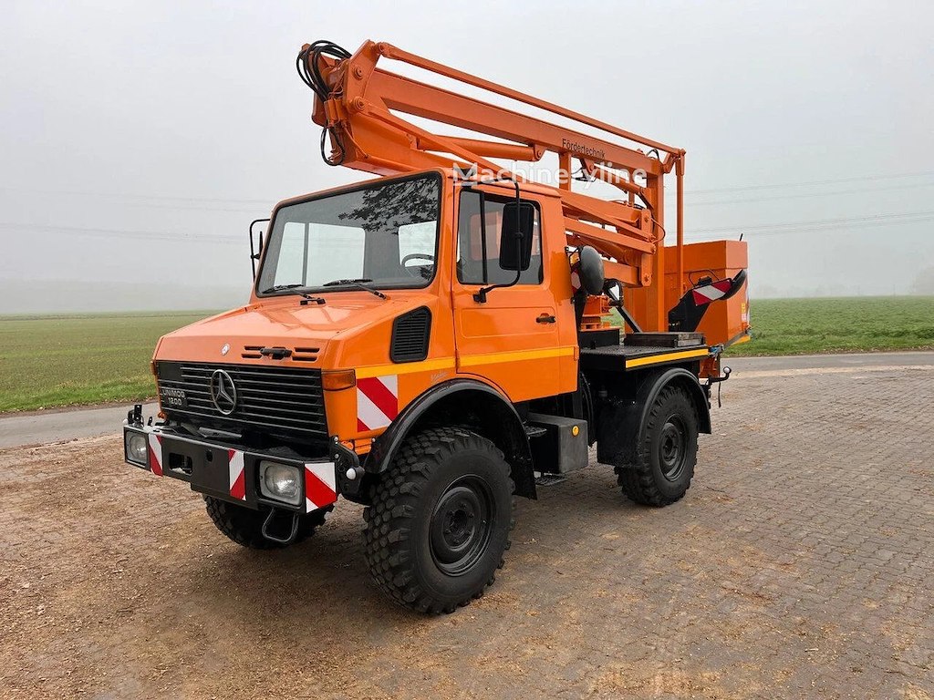 Mercedes-Benz Unimog 1200 4x4 / Aerial Work Platform / Man Lift, Kübler Body auto dizalica s korpom