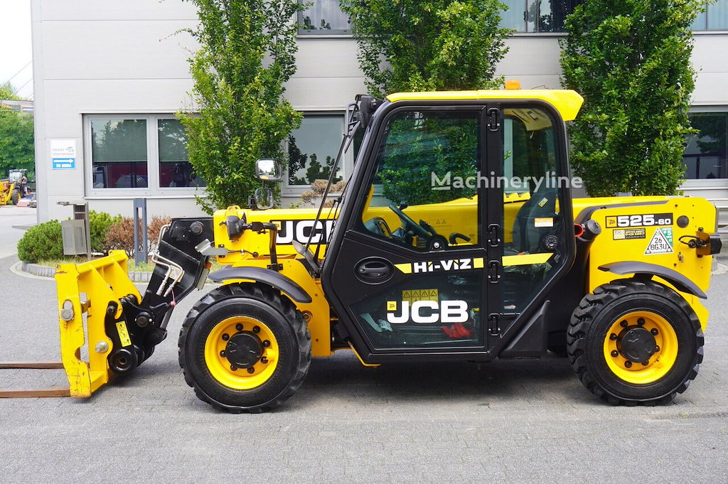 JCB 525-60T5 / 2022 / 860 MTH! / 2.5 T / Reach 6 m / joystick teleskopski utovarivač