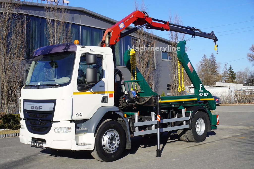 DAF LF 18.310 E6 / Skip loader Fornal NKR 130V / HDS HMF 735 K2 / Ma autodizalica