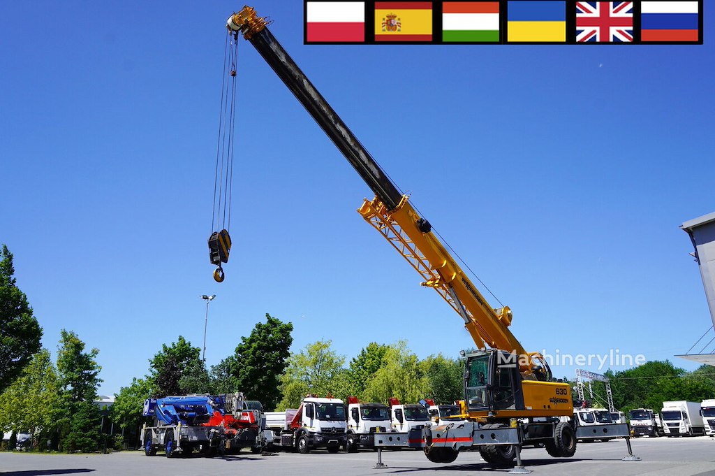Sennebogen 630 rough terrain crane / Range 30 m / Lifting capacity 30 t / 4 dizalica za sve terene