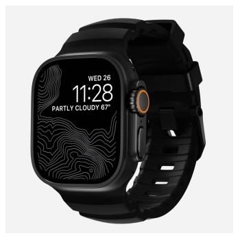 Narukvica za Apple watch Nomad Rocky Point black Carbon black 44/ 45/ 46/ 49 mm