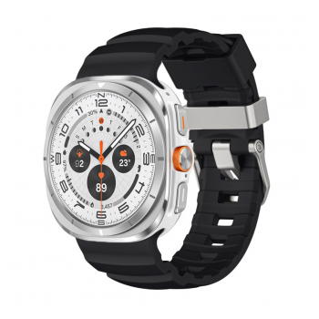 Silikonska narukvica za pametni sat Samsung Galaxy watch Ultra 47 mm crna