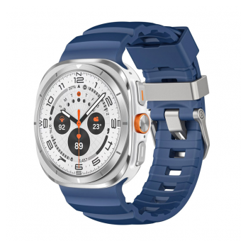 Silikonska narukvica za pametni sat Samsung Galaxy watch Ultra 47 mm plava