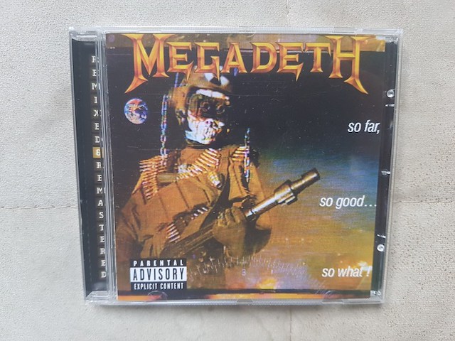 Megadeth So far So Good.. So what? (1988) CD