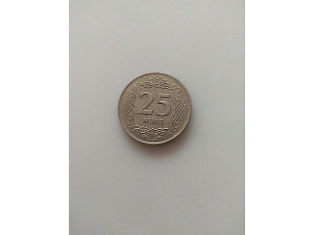 25 kuruša Turska  2018.