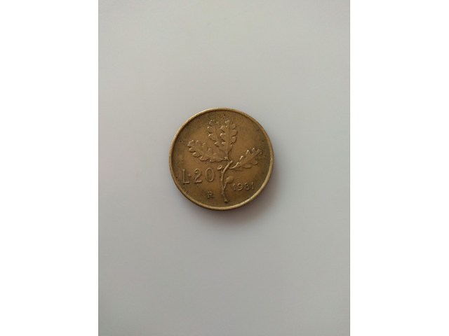20 lira Italija,1981.