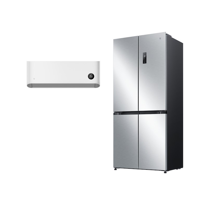 Mijia Frižider Cross Door 502L + Mijia Inverter Klima uređaj Pro Eco 3.5 kW