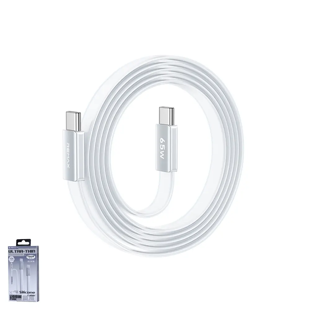 Data kabl REMAX Ultimate Series CB35 65W Ultra-Thin Fast Charging Type C na Type C 1.2m beli