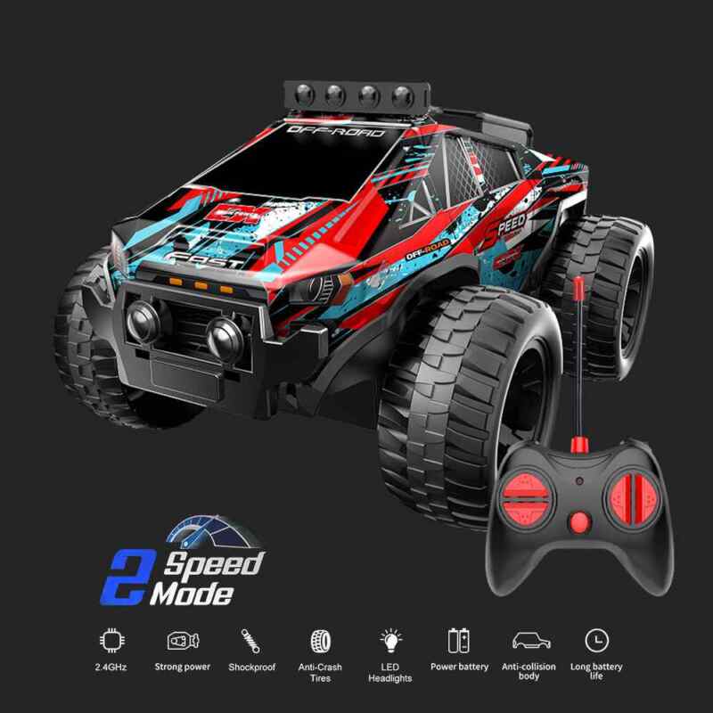 RC off road auto na daljinsko upravljanje JWD C078 2.4Gh crno crveni