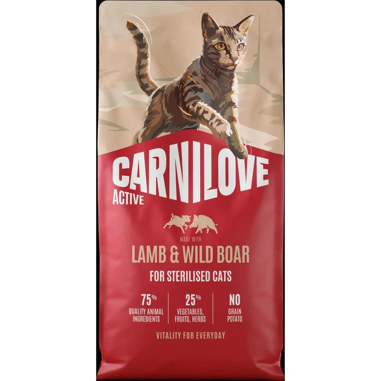 CARNILOVE Active mačke ster. jagnjetina i divlja svinja 6kg