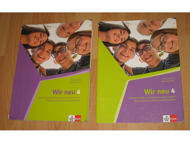 8. WIR NEU 4 KLET UDZBENIK + RADNA SVESKA + CD