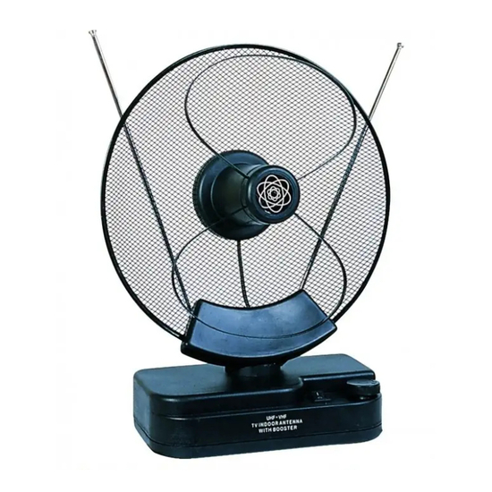 Antena sobna Gembird GMB-028, Sa pojačalom, 36 dB, Crna boja