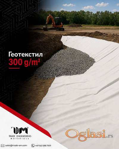 Geotekstil 300 g/m²