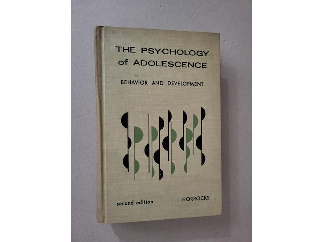 The Psychology of Adolescence  by John Edwin Horrocks