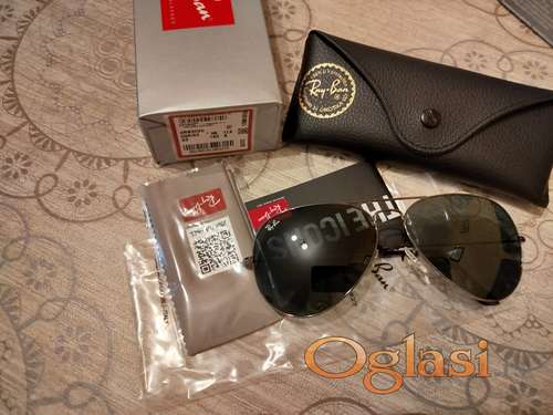 Ray Ban model RB3026 AVIATOR model 004/62 size 62