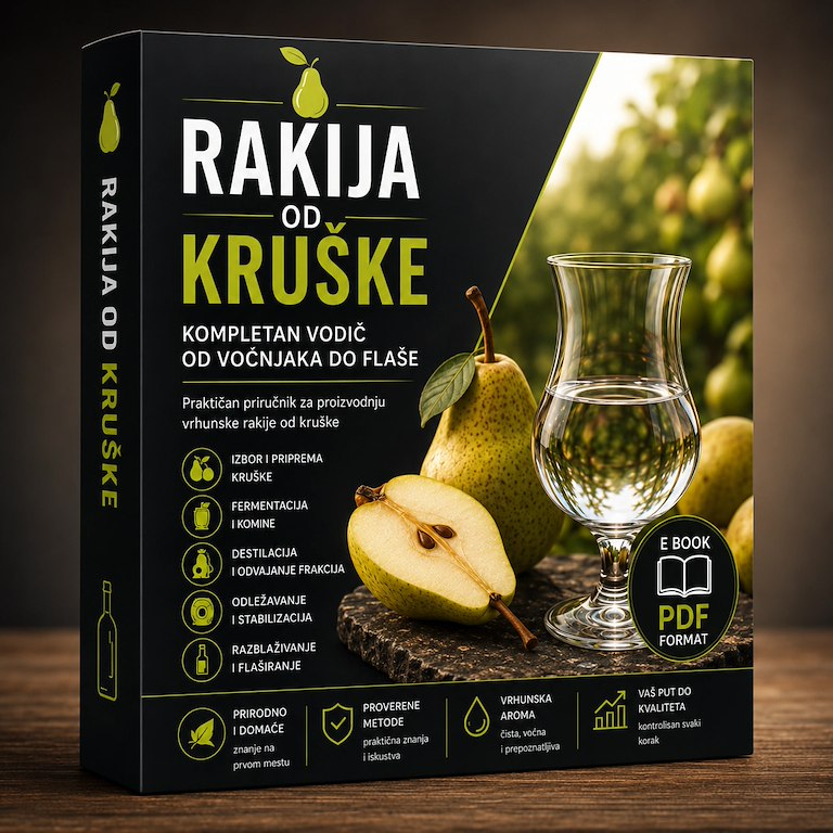 Rakija od Kruške – Kompletan priručnik za proizvodnju kruškovače