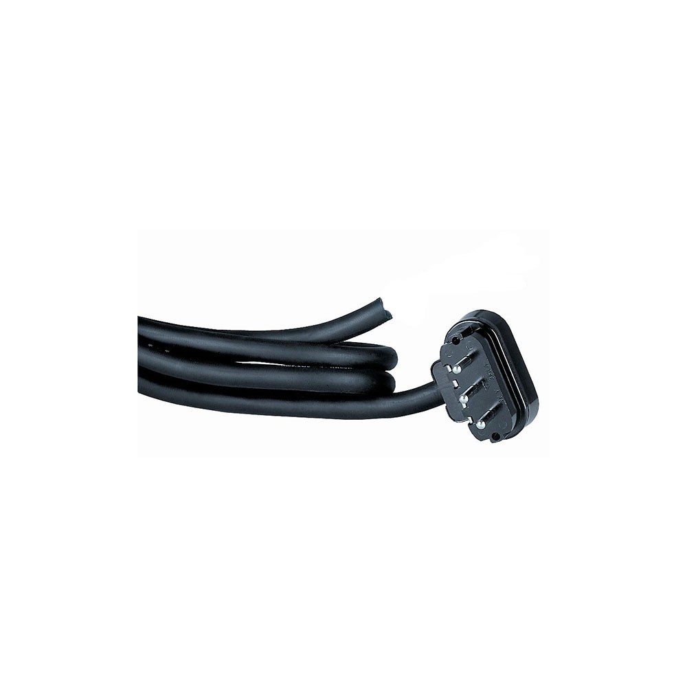 Mrežni kabl, utikač trof.5x2.5mm² 2m. crni GG/J