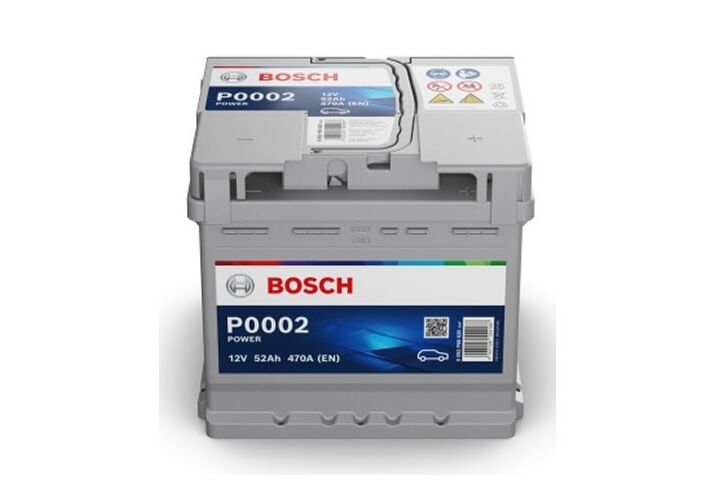 Bosch 52Ah 12V 470A D+ akumulator 0092P00020