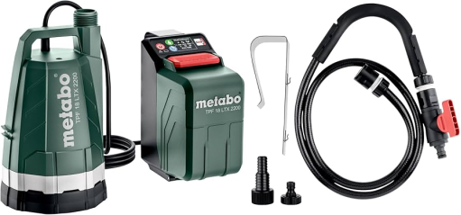Metabo MET 601729850 akumulatorska potapajuća pumpa za kišnicu i čistu vodu, 18V, bez baterije i punjača