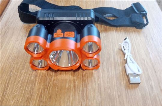 Nova snažna LED lampa za glavu + USB punjiva
