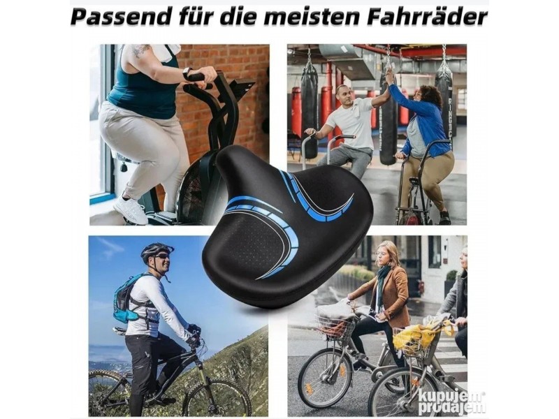 Široko udobno sedište za bicikl-MTB,gradski,električni,