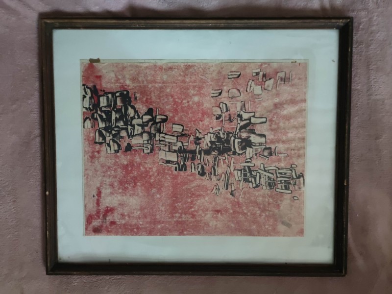 Gordana Krstić - Apstrakcija (1983) - Original, tempera