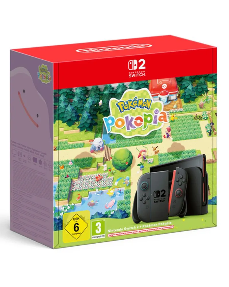 Konzola Nintendo Switch 2 - Light Blue and Light Red Joy-Con + Pokemon Pokopia