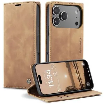 IPHONE 17 PRO MAX CASEME 013 SERIJA FUTROLA-NOVČANIK - BRAON