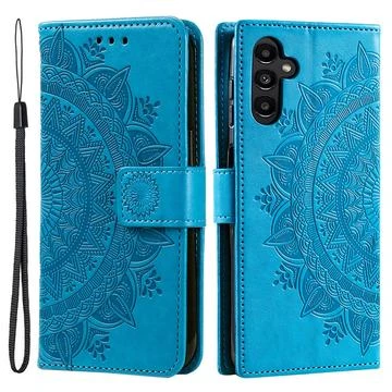 SAMSUNG GALAXY A55 MANDALA SERIES FUTROLA-NOVČANIK - PLAVA