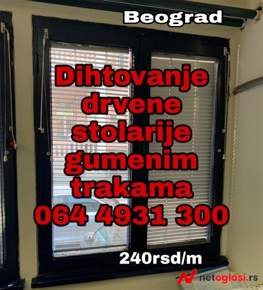 Dihtovanje prozora vrata