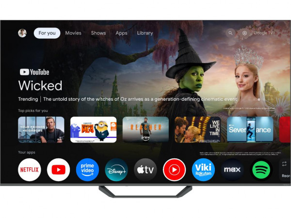 TESLA Televizor Q75E655GUS QLED 75 inch 4K Smart Google TV siva