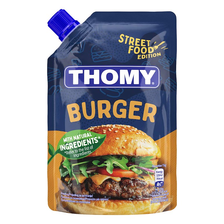Thomy burger sos dp 160g thomy