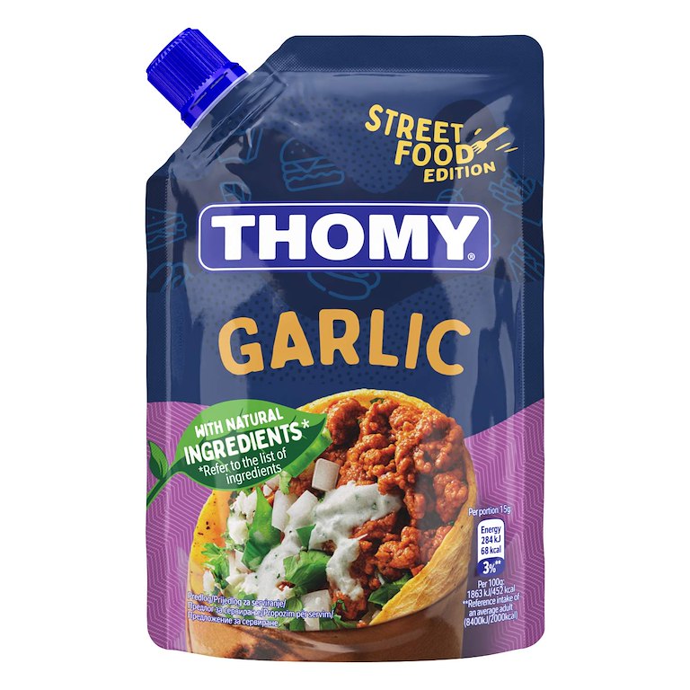 Thomy preliv garlic dp 160g thomy