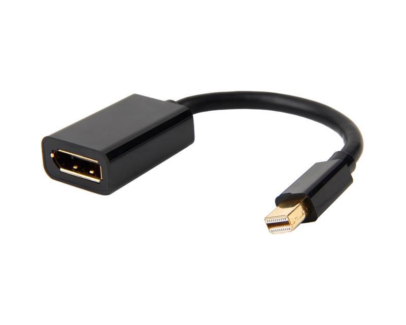 E-GREEN Adapter Mini Display port (M) – Display Port (F) crni