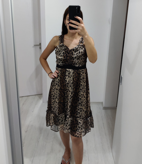 Leopar haljina svecana velicina M/L