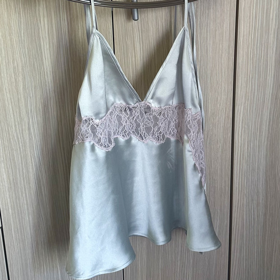 Zara lingerie mint top