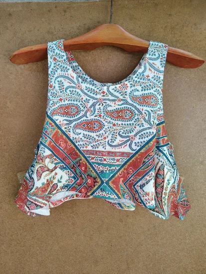 Boho stil krop top