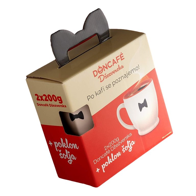 Doncafe kafa džezverska 2x200g+poklon šolja doncafe