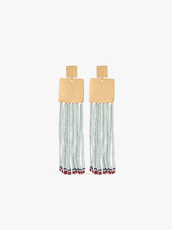 MAXI EARRINGS LONG WITH BEADS
